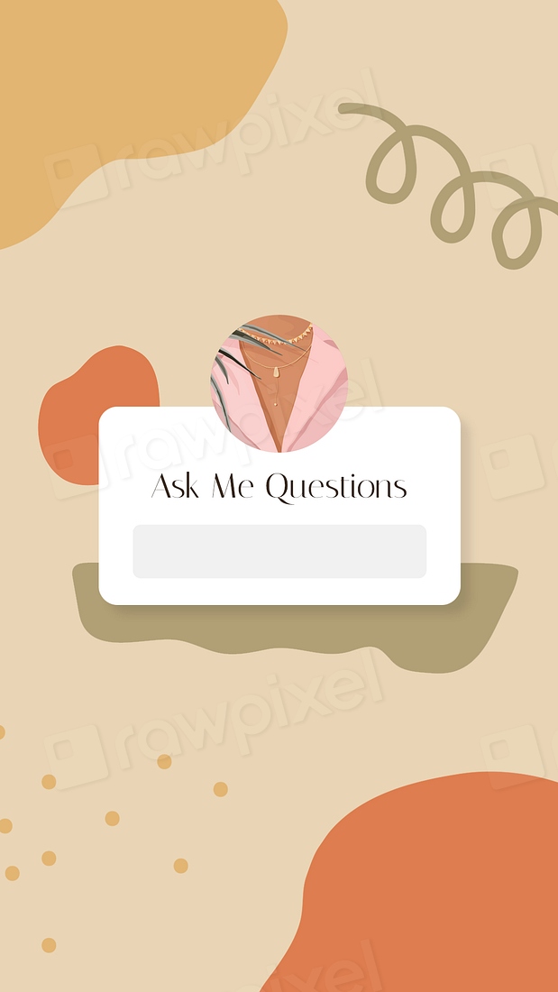 Ask me questions template, social | Premium PSD Template - rawpixel