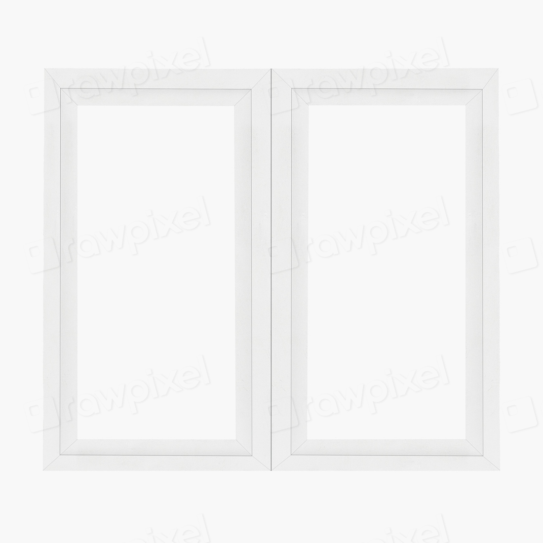 White double casement window, home | Premium PSD - rawpixel