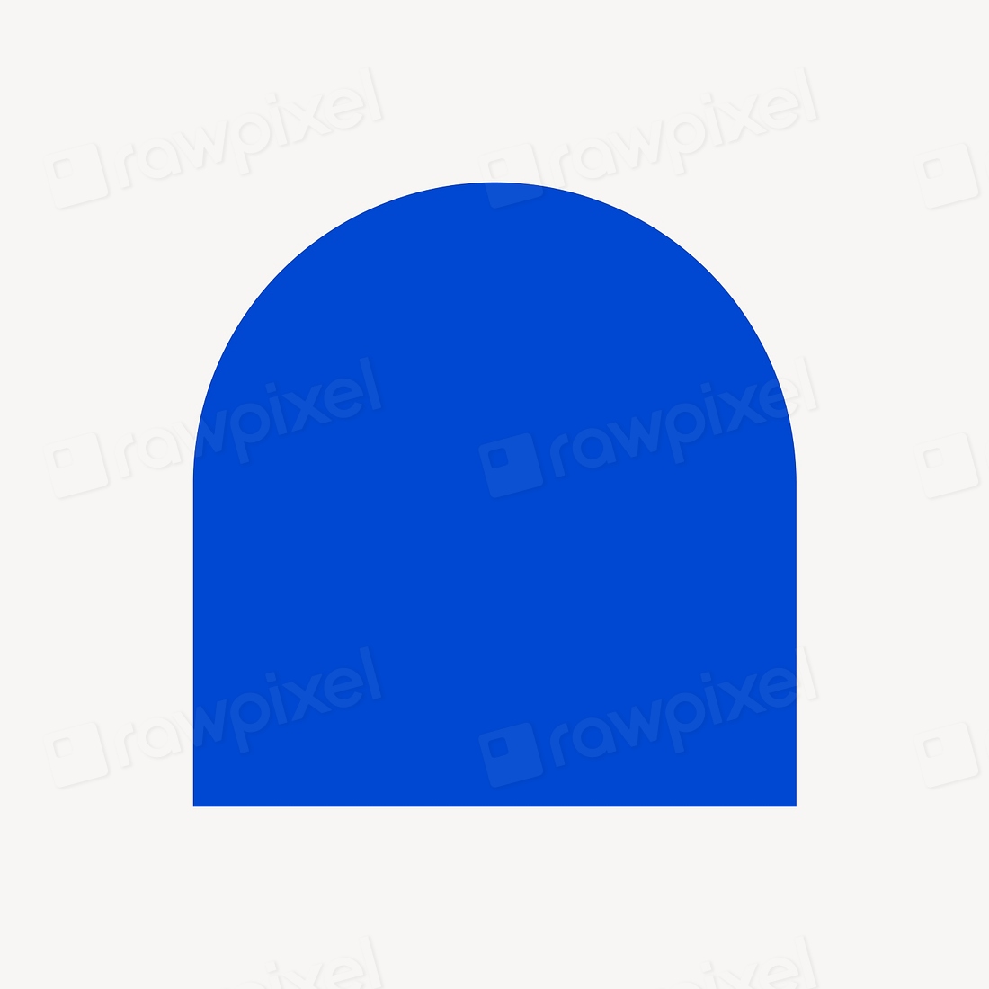 Arch shape clipart, blue geometric | Premium Vector - rawpixel