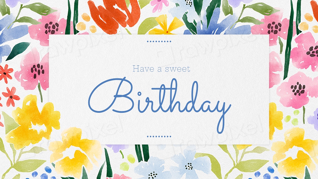 Happy birthday blog banner template, | Premium PSD Template - rawpixel