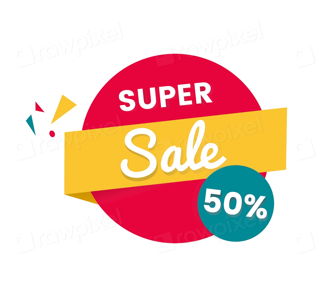 Colorful shopping sale badge design | Premium Vector - rawpixel