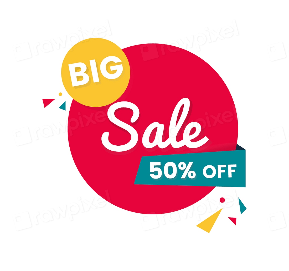 Colorful shopping sale badge design | Premium Vector - rawpixel
