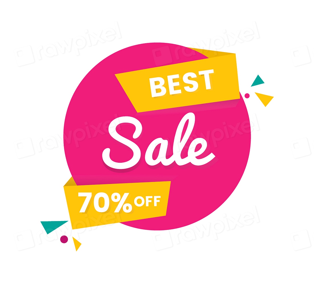 Colorful shopping sale badge design | Premium Vector - rawpixel
