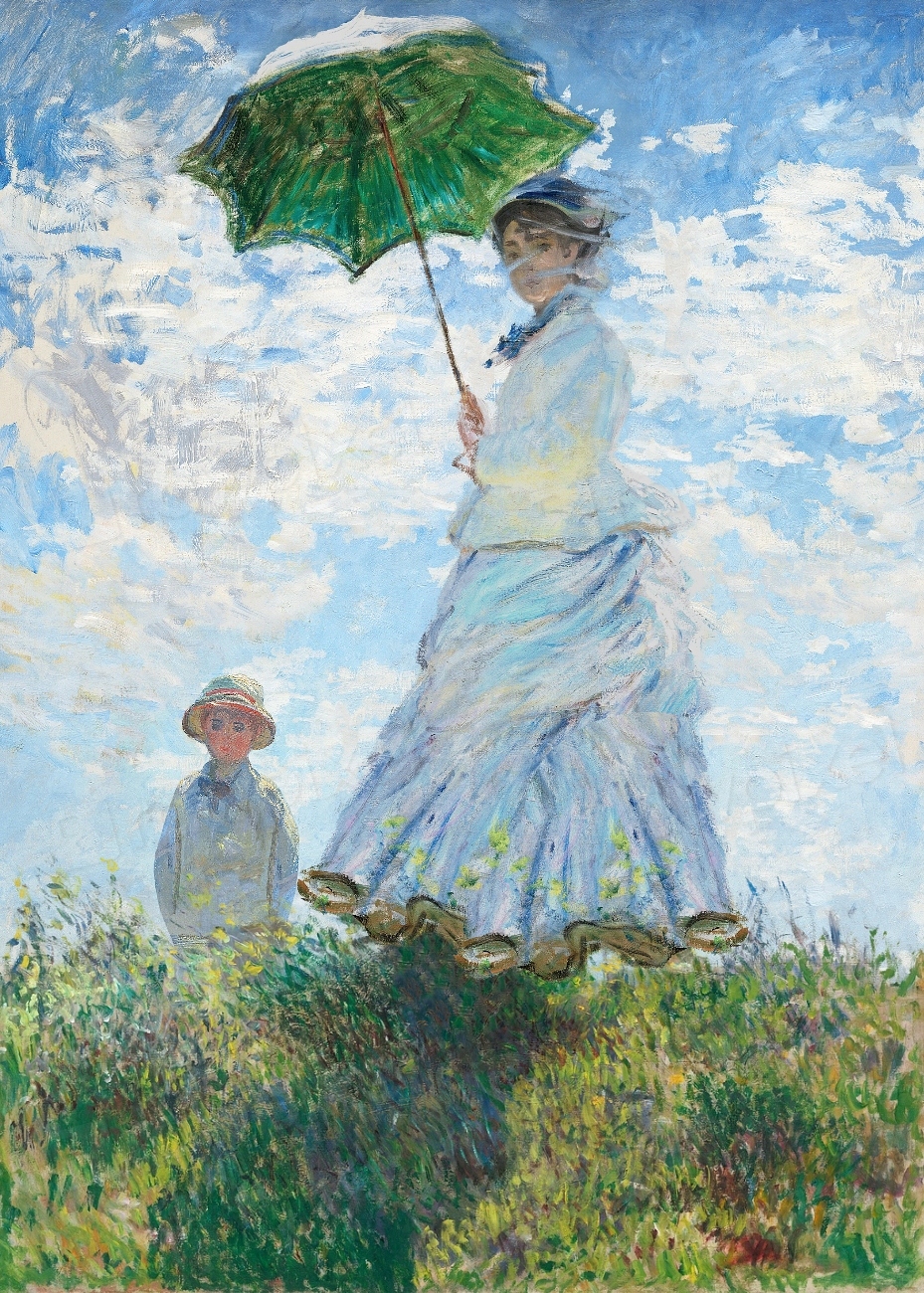 Claude Monet's editable Madame Monet | Free Editable Design - rawpixel
