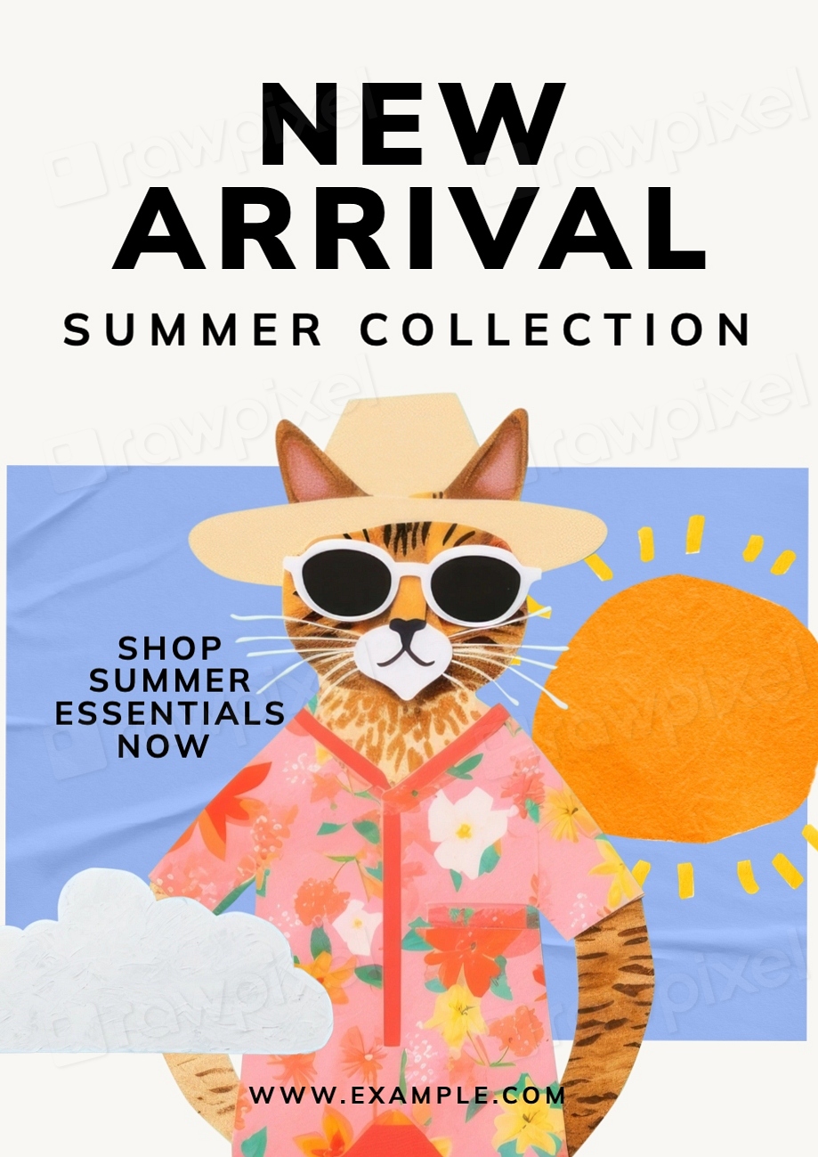 Summer collection poster template | Premium Editable Template - rawpixel