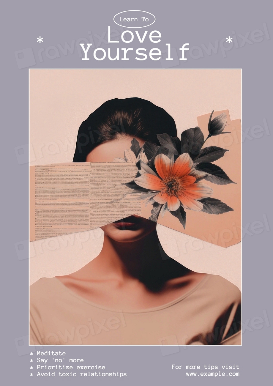 Love yourself poster template | Premium Editable Template - rawpixel