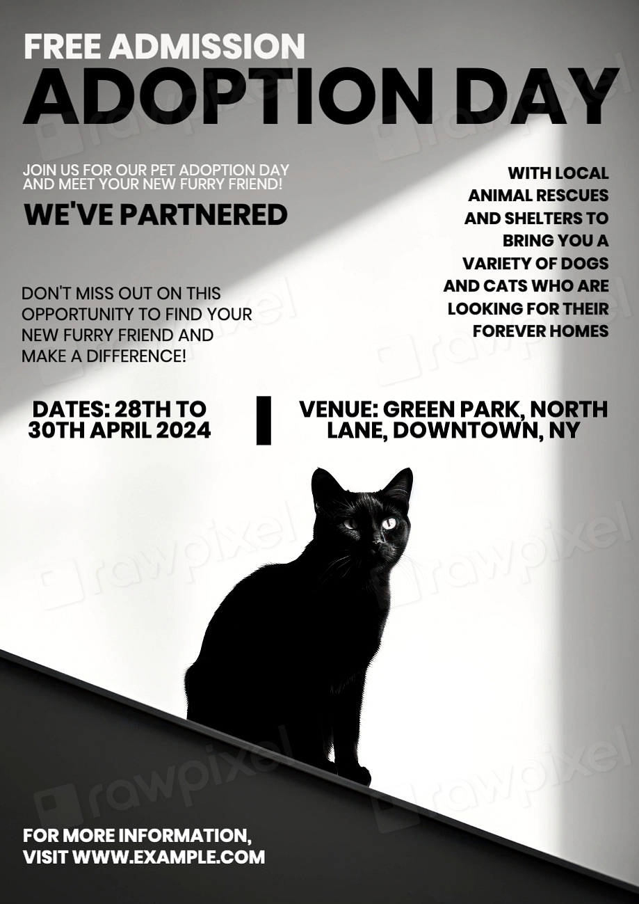 Adoption day poster template | Premium Editable Template - rawpixel