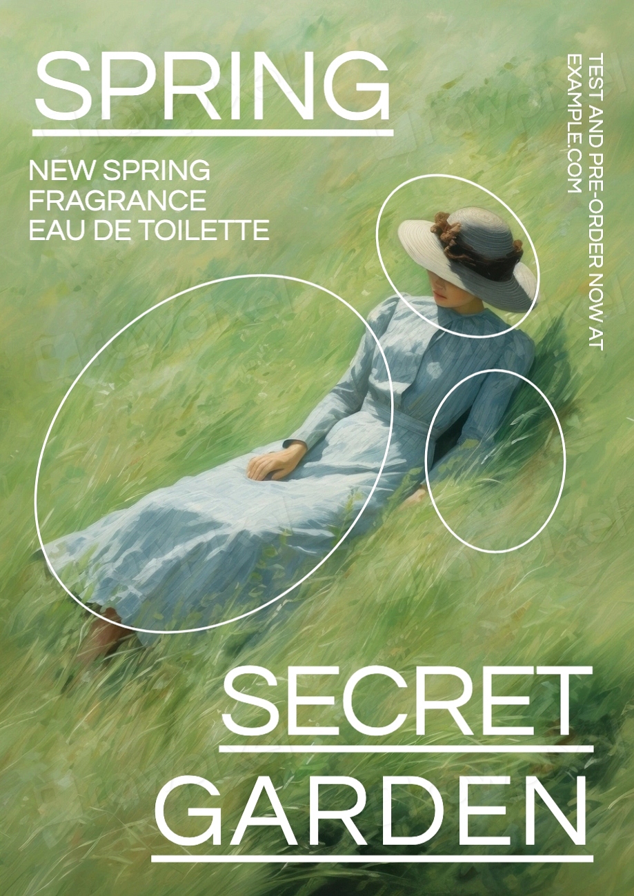 Spring fragrance poster template | Premium Editable Template - rawpixel