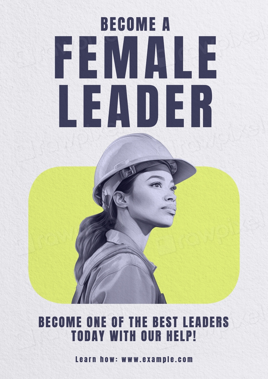 Female leaders poster template | Premium Editable Template - rawpixel