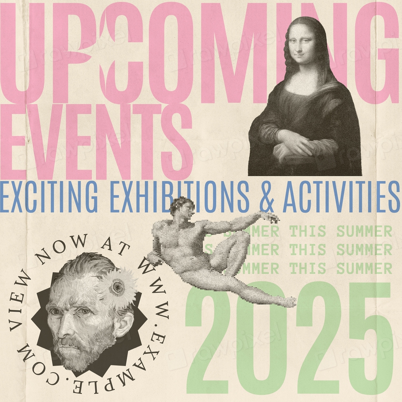 Upcoming events Instagram post template | Premium Editable Template ...