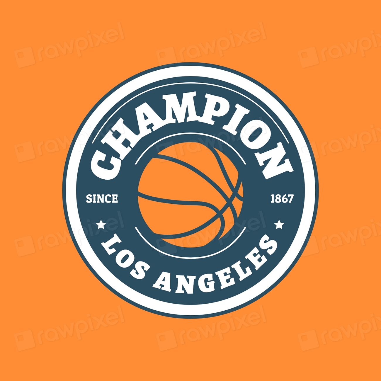 Basketball team logo, editable sports | Premium Logo Maker - rawpixel