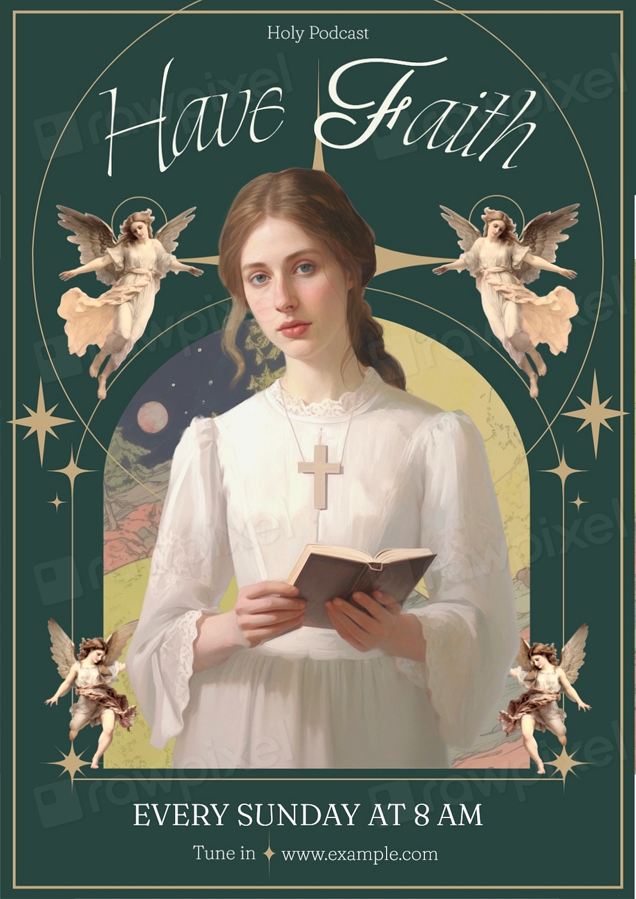 Have faith poster template | Premium Editable Template - rawpixel
