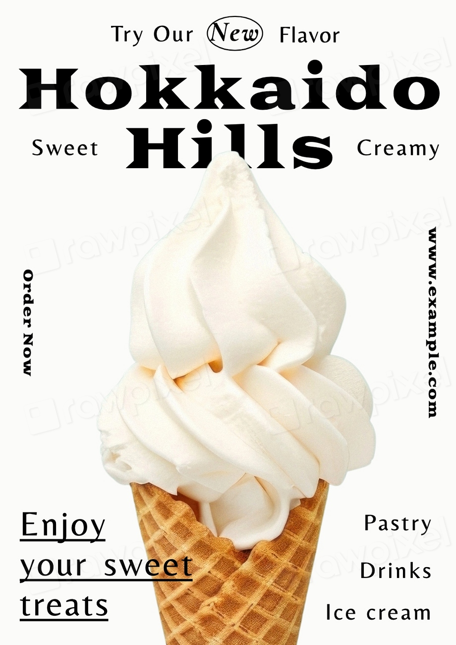 New flavors poster template | Premium Editable Template - rawpixel