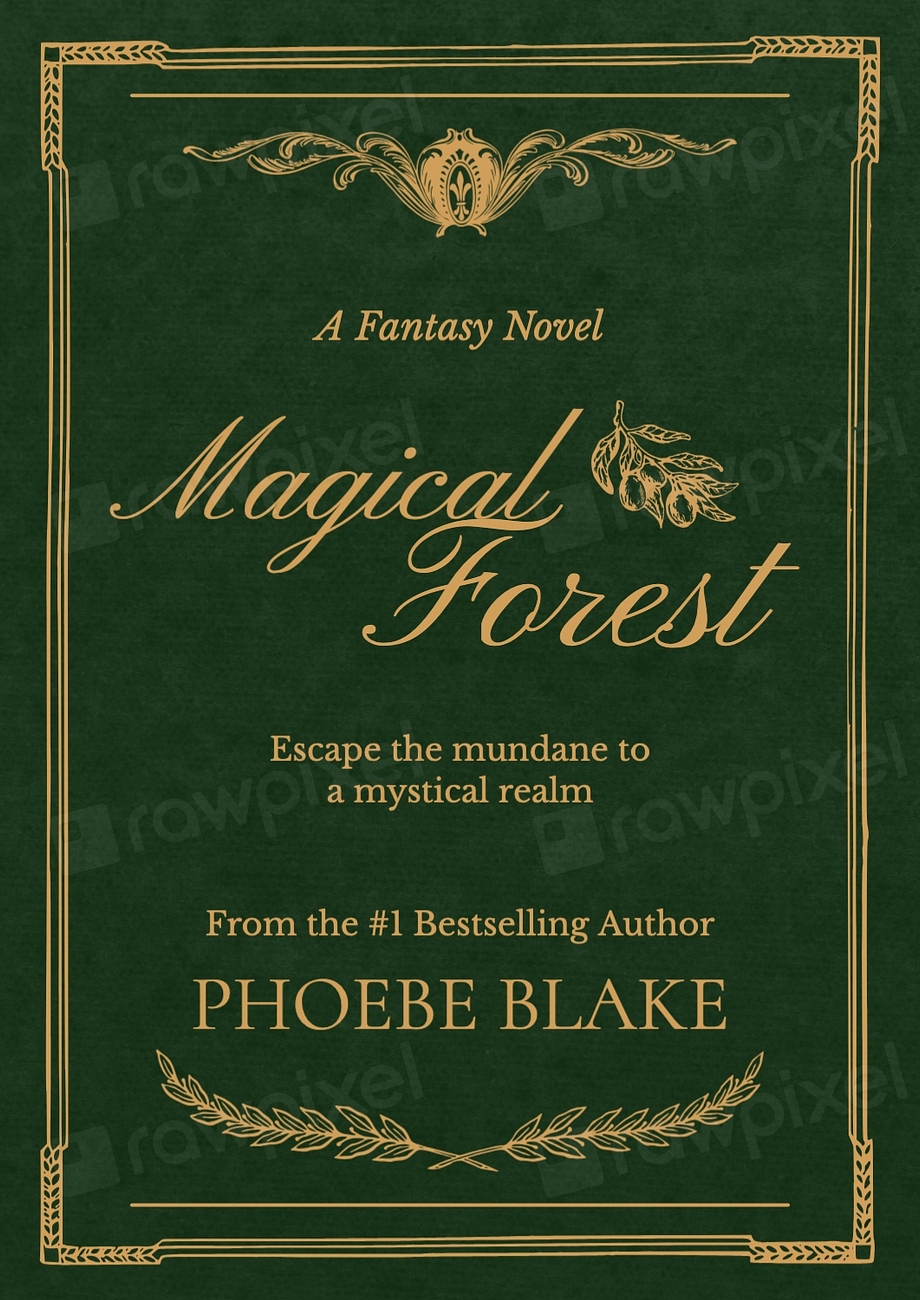 Magical forest book cover template | Premium Editable Template - rawpixel