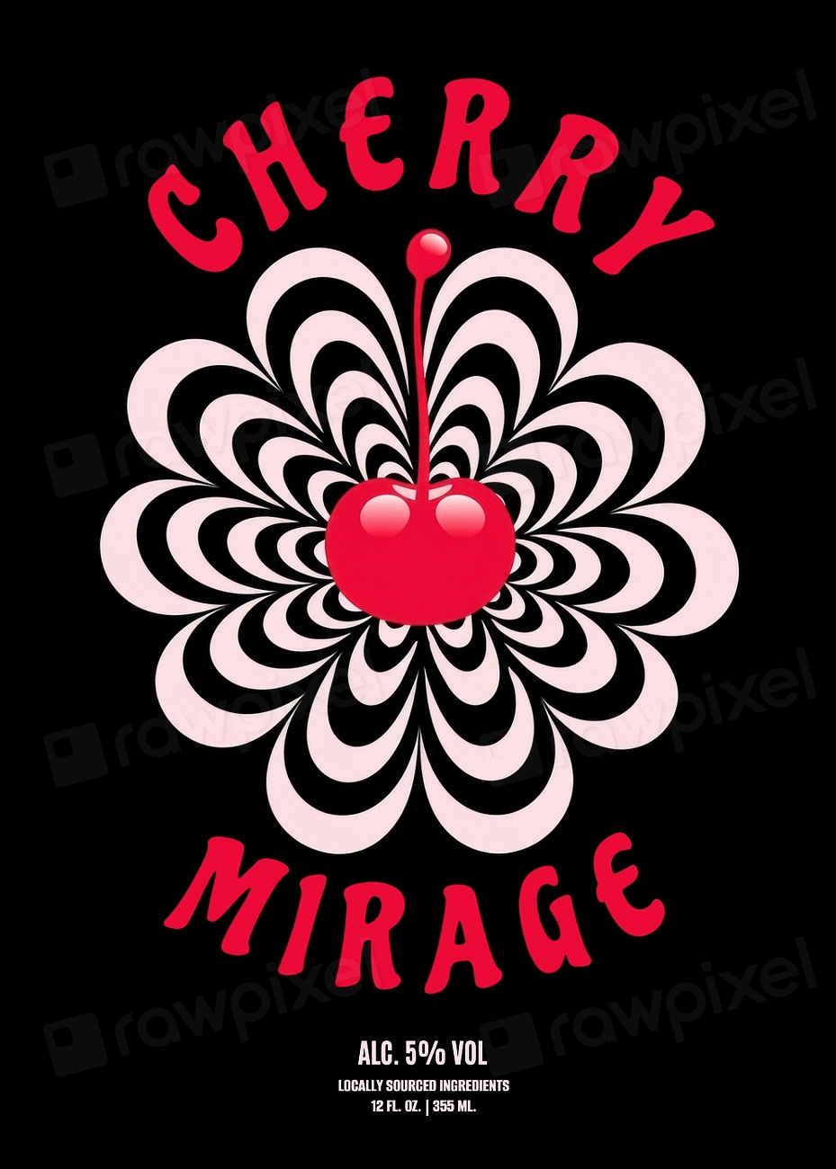 Alcoholic drink label template, editable | Premium Editable Template ...