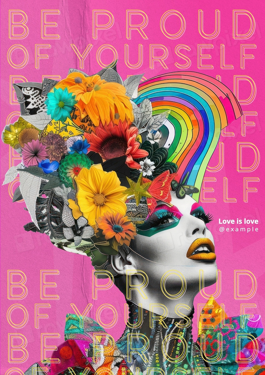 Be proud poster template | Premium Editable Template - rawpixel