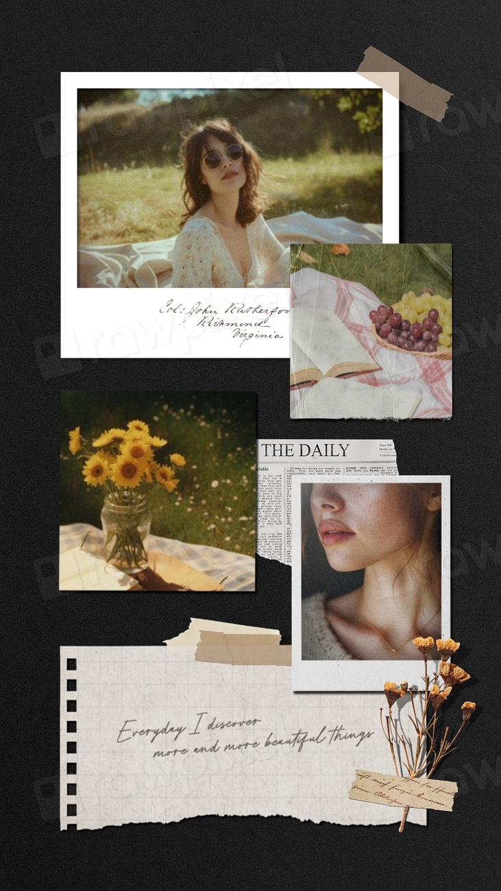 Black lifestyle mood board mockup, | Premium Moodboard Maker - rawpixel