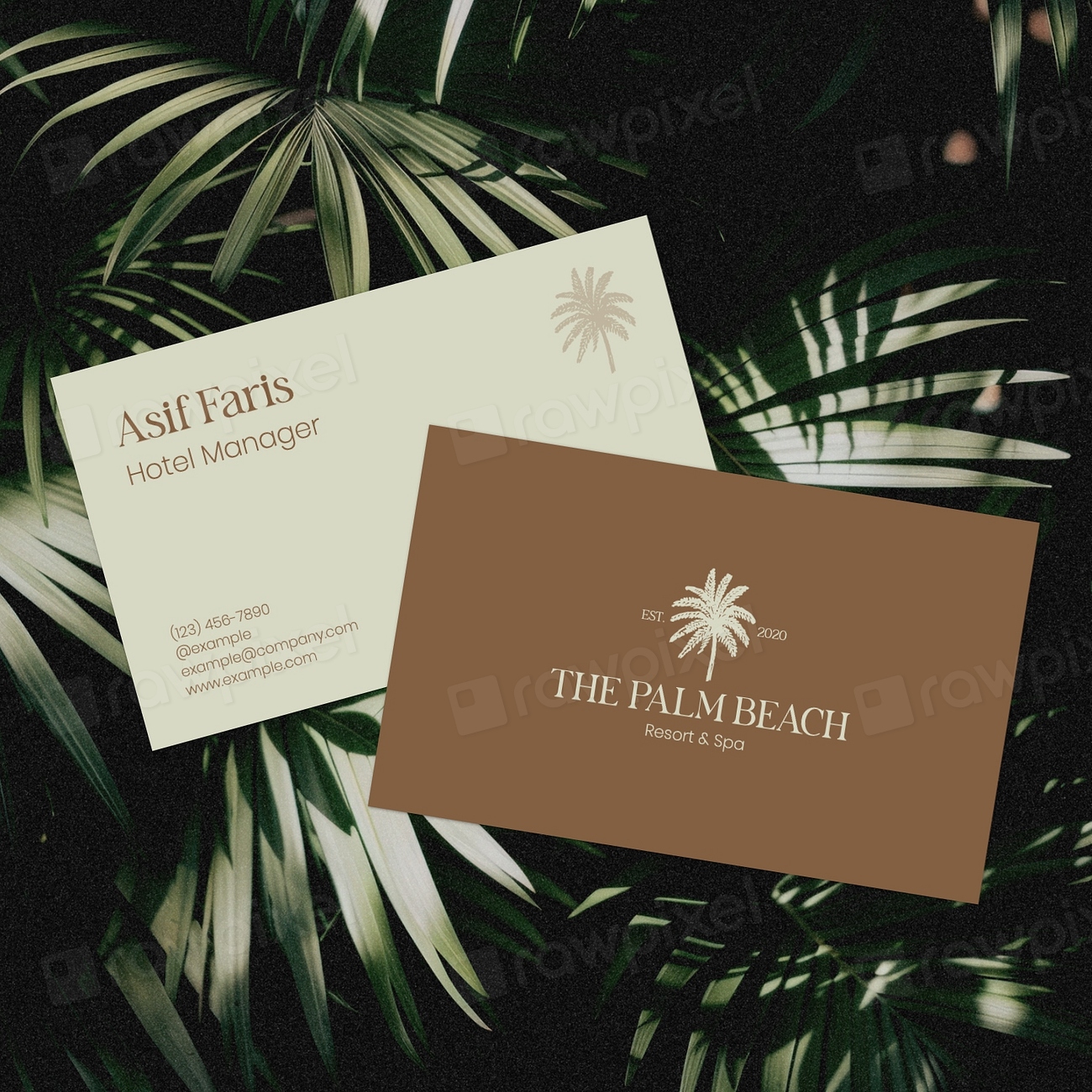 Hotel manager business card Instagram | Premium Editable Template ...
