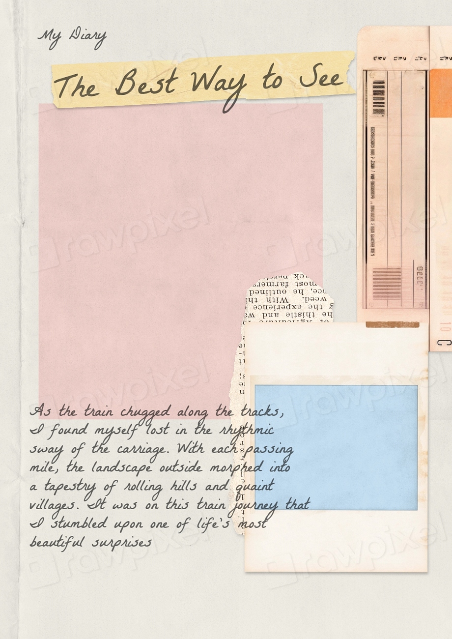 Journal poster template | Premium Editable Template - rawpixel