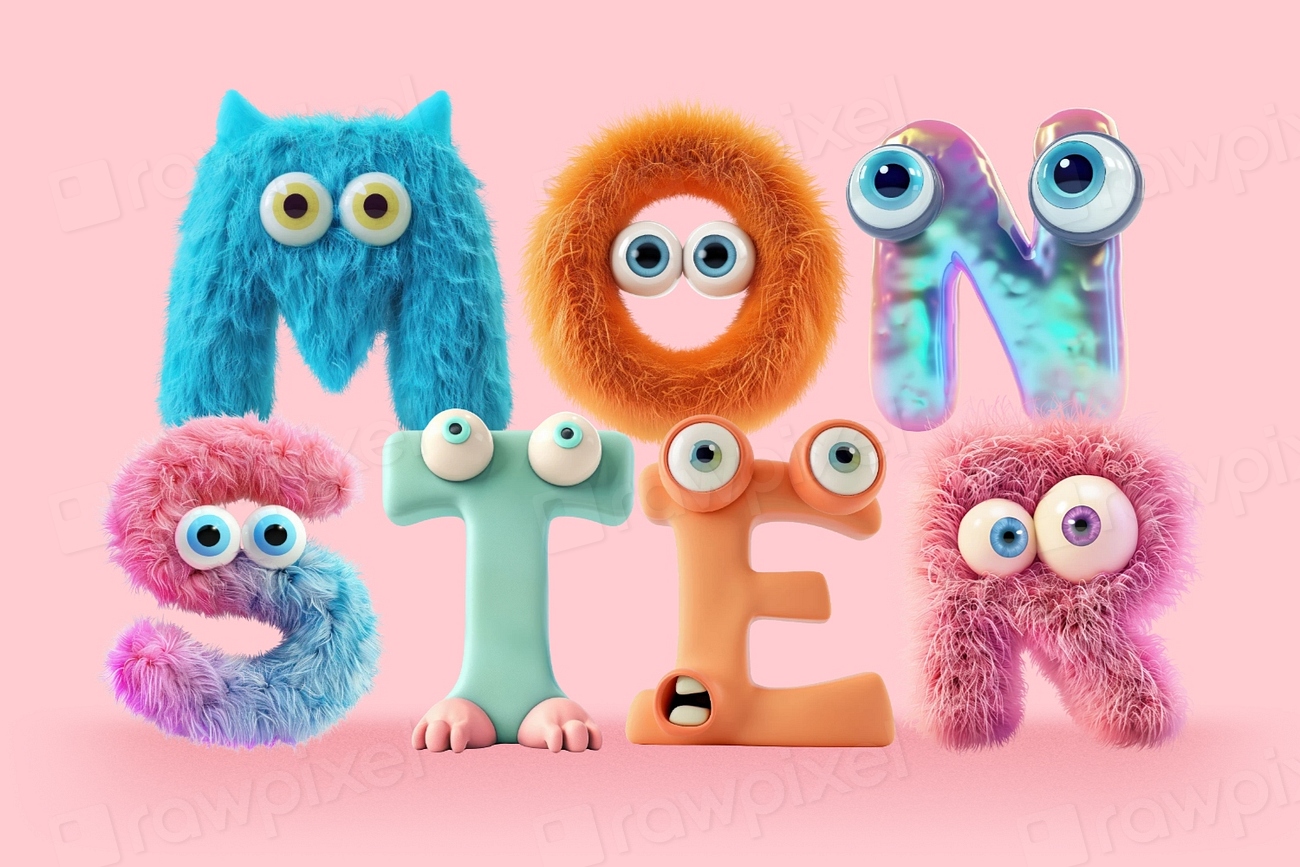 Monster Font | Premium Editable Design - rawpixel