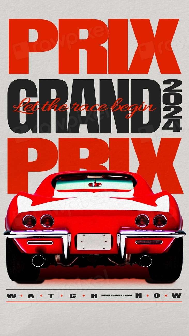 Grand prix Facebook story template | Premium Editable Template - rawpixel