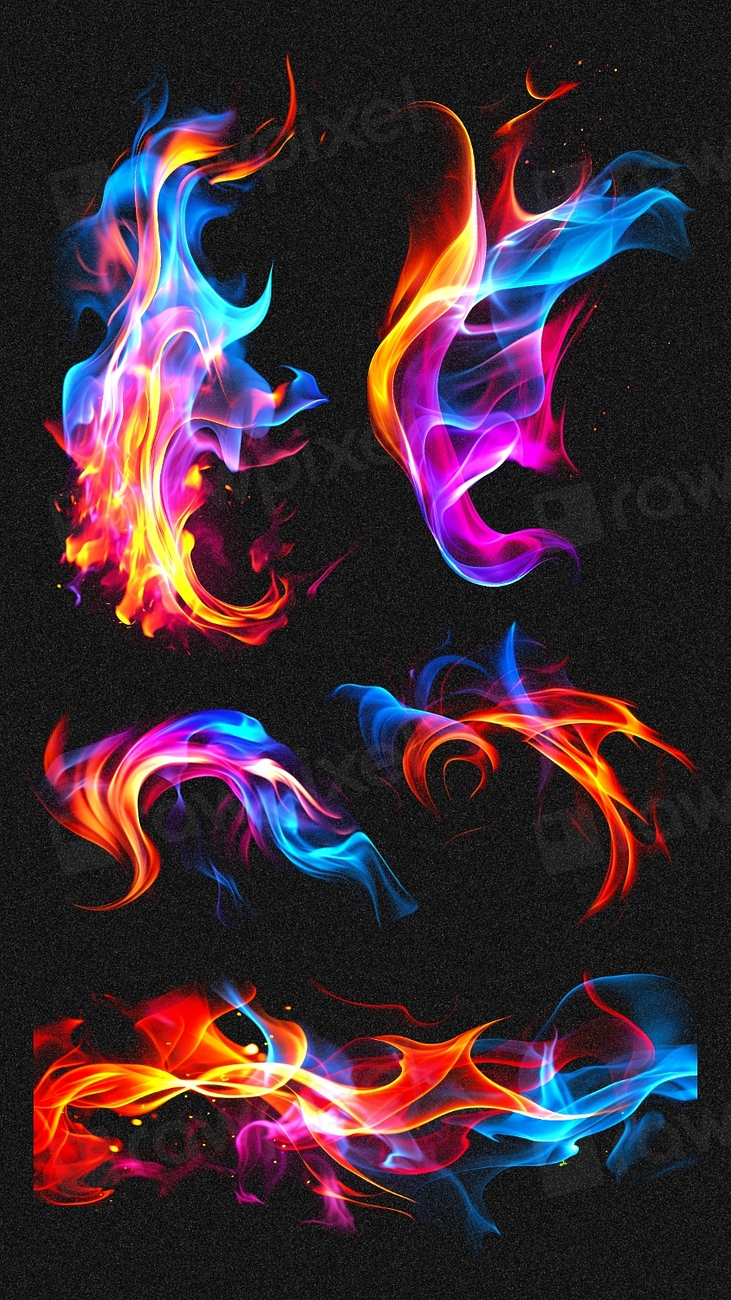 Fire effect isolated element set | Premium Editable Design - rawpixel
