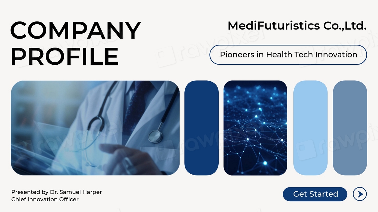 Company profile health presentation template | Premium Editable ...