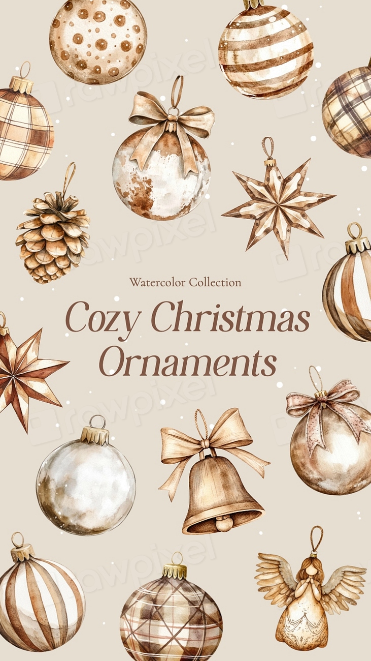 Editable cozy Christmas bauble ornament | Premium Editable Design ...