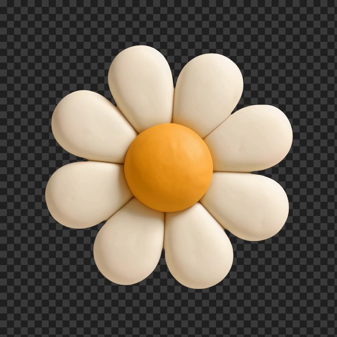 Minimalist daisy flower animation isolated | Free Transparent Video ...