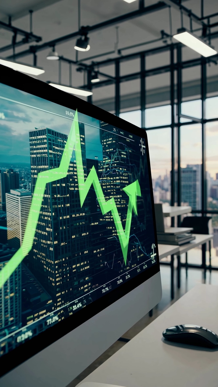 High-angle shot modern office computer | Free Video - rawpixel