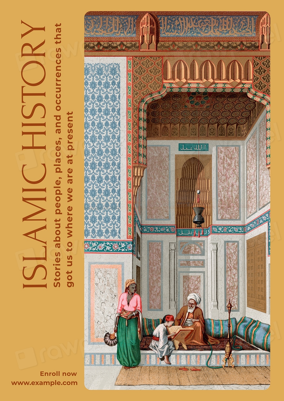 Islamic history poster template and | Free Photo - rawpixel
