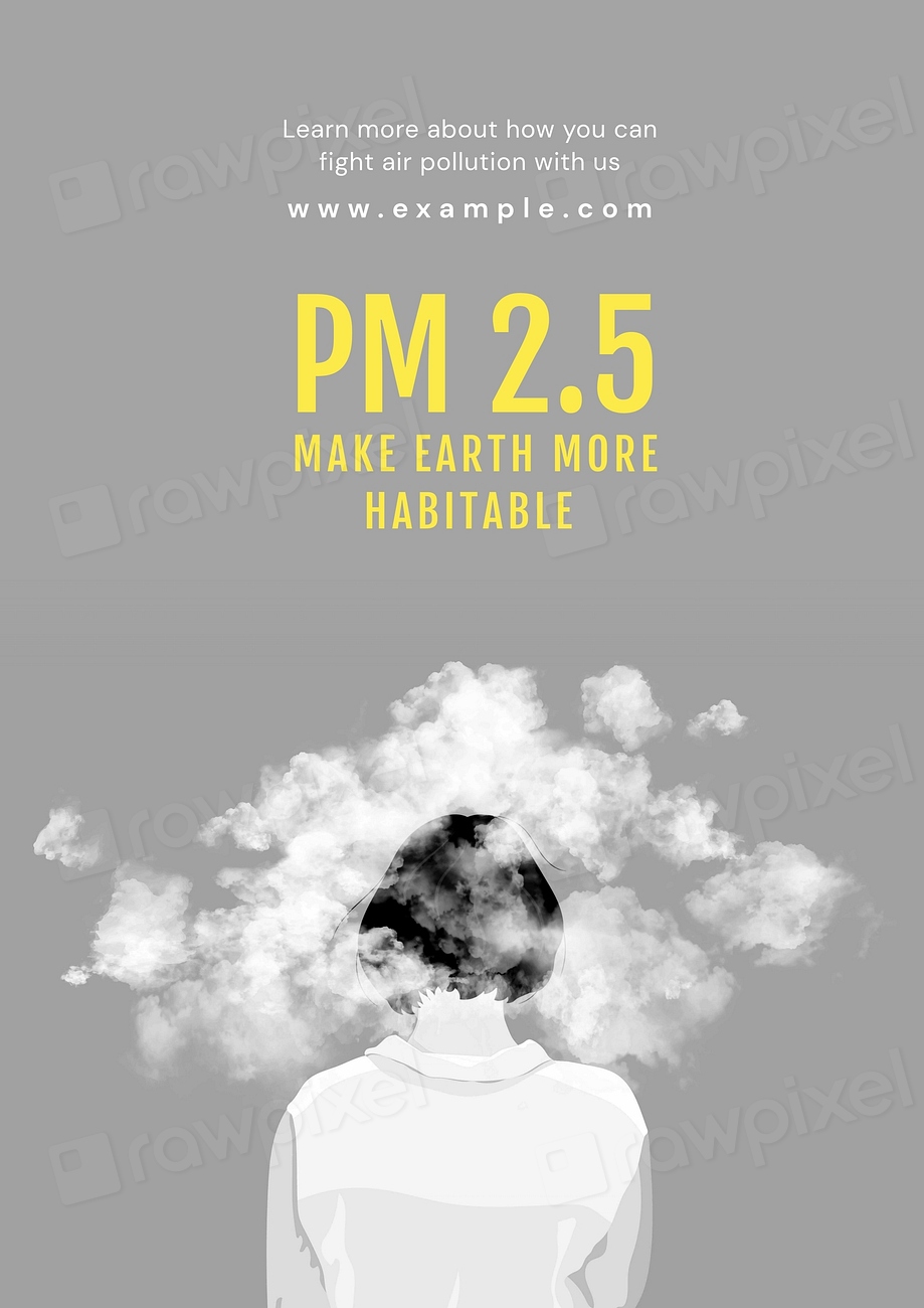 Air pollution campaign poster template | Free Photo - rawpixel
