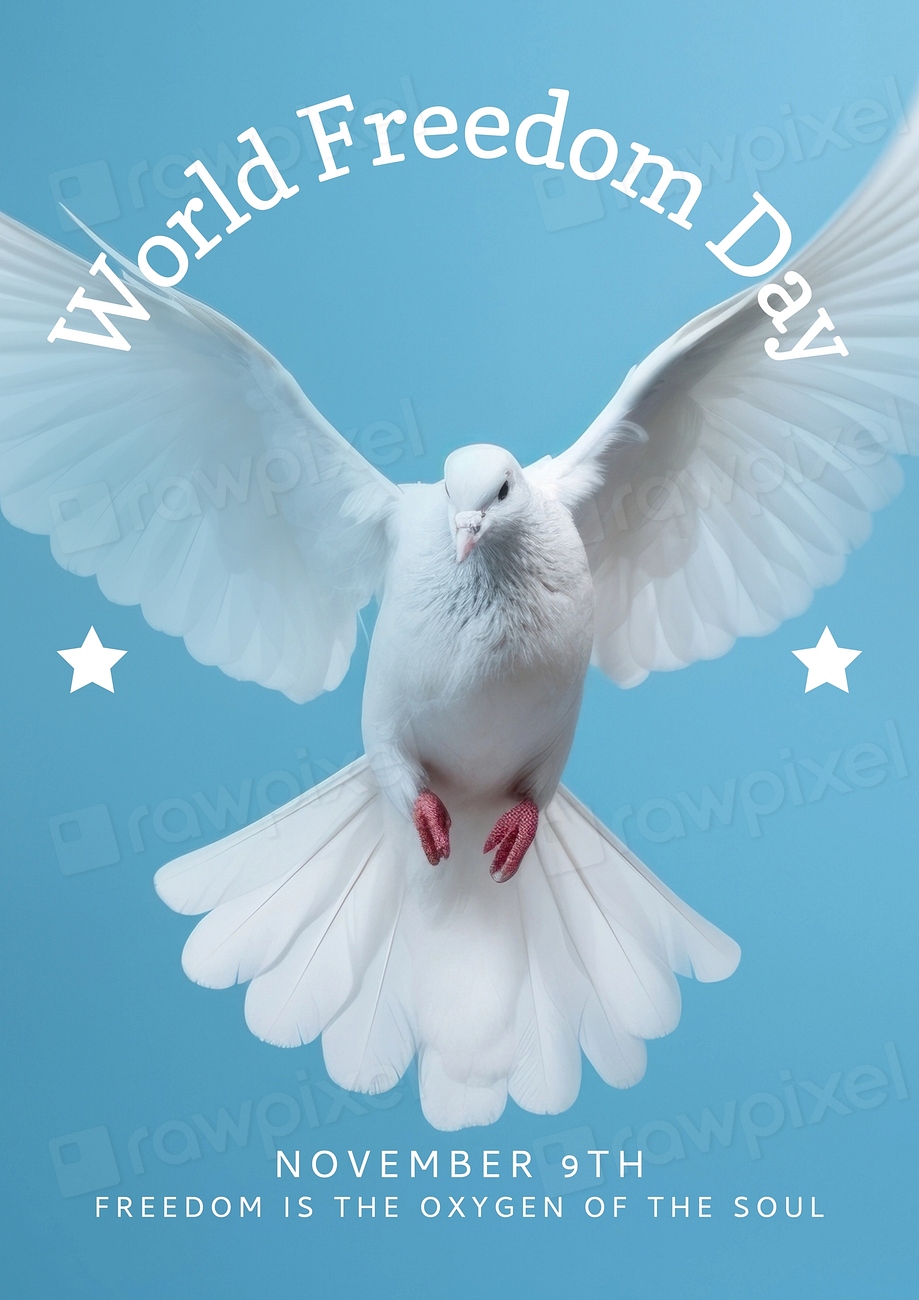 World Freedom Day poster template | Free Photo - rawpixel