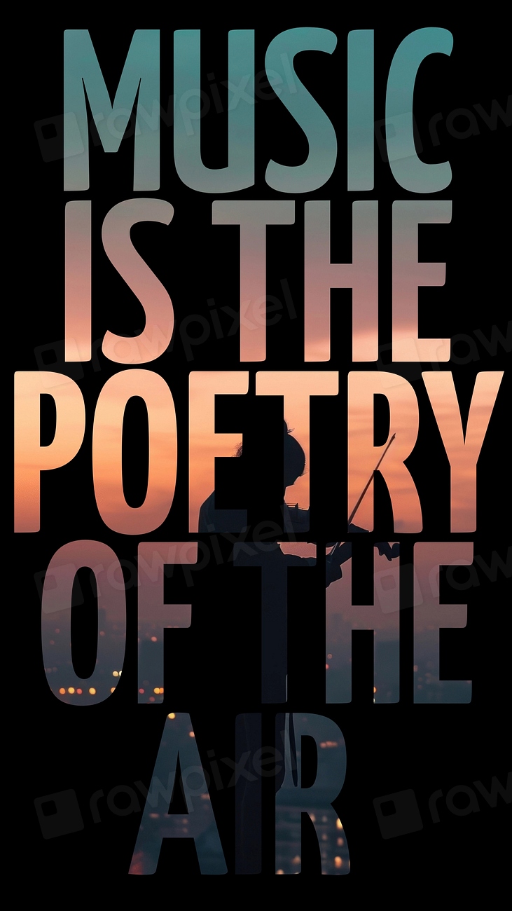 Music is poetry air quote | Premium Photo - rawpixel