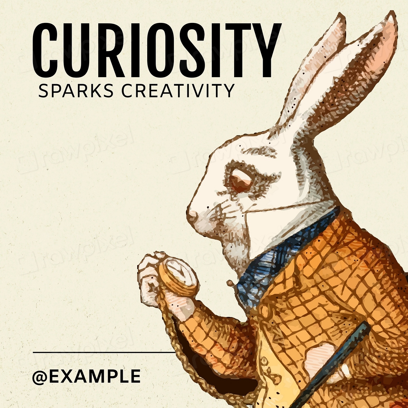 Curiosity Instagram post template | Free Photo - rawpixel