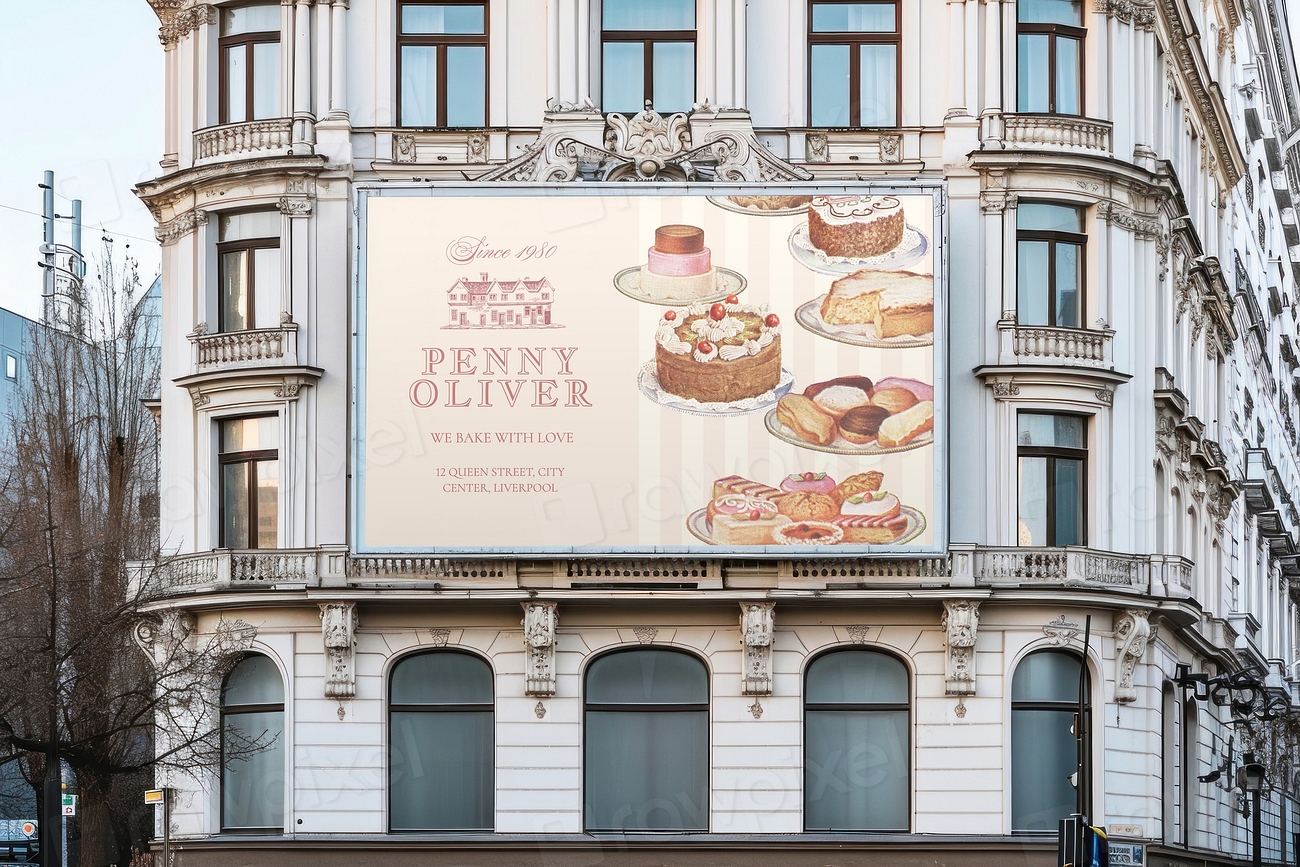 Cafe ad billboard sign mockup | Premium PSD Mockup - rawpixel