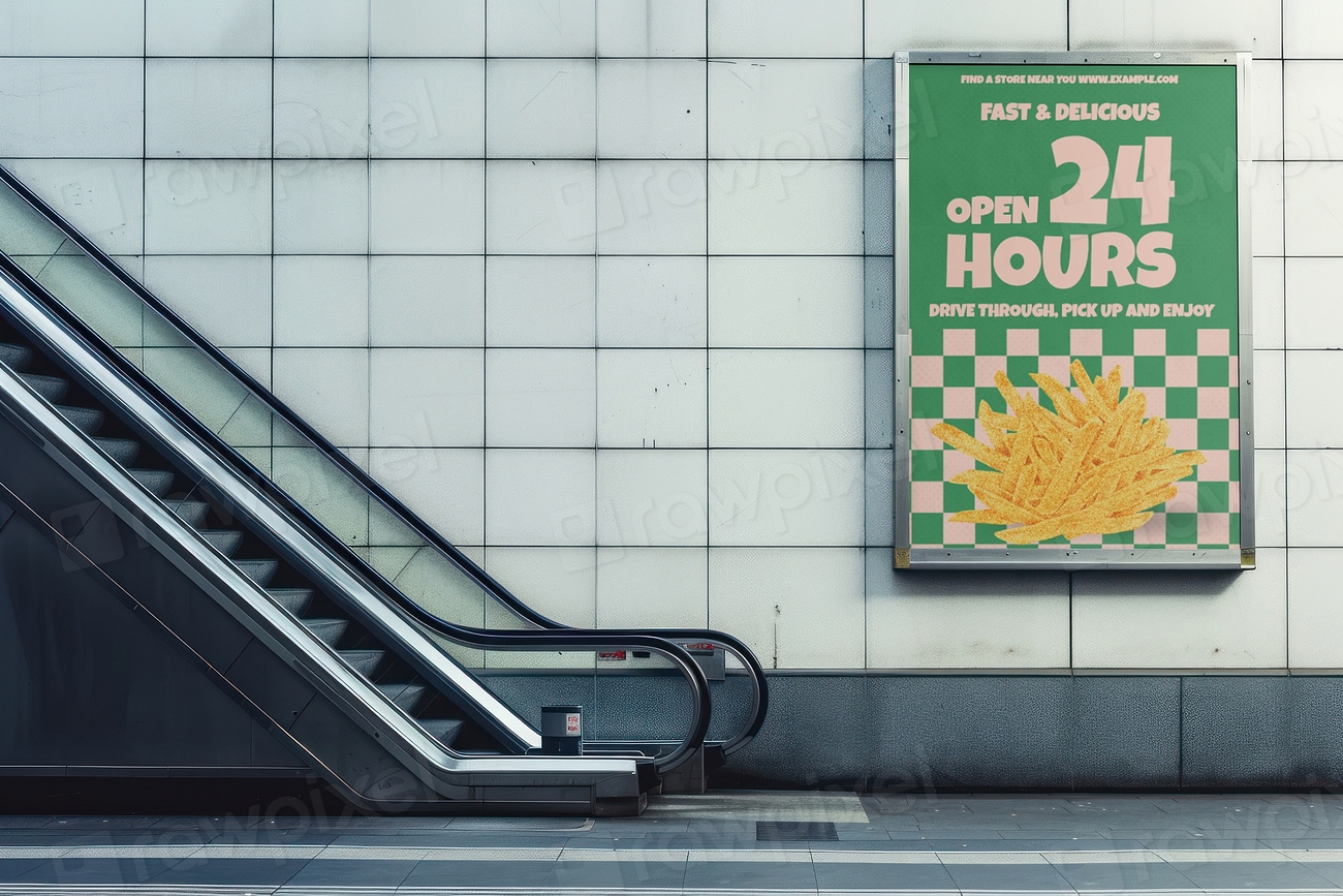 Train station billboard sign mockup | Premium PSD Mockup - rawpixel