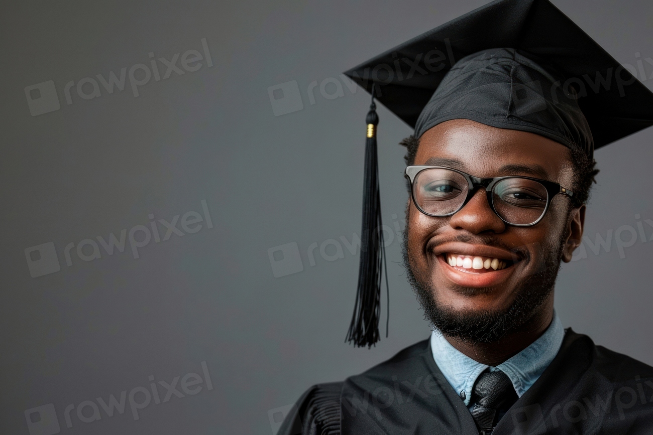 Black Graduate student portrait happy | Free Photo - rawpixel