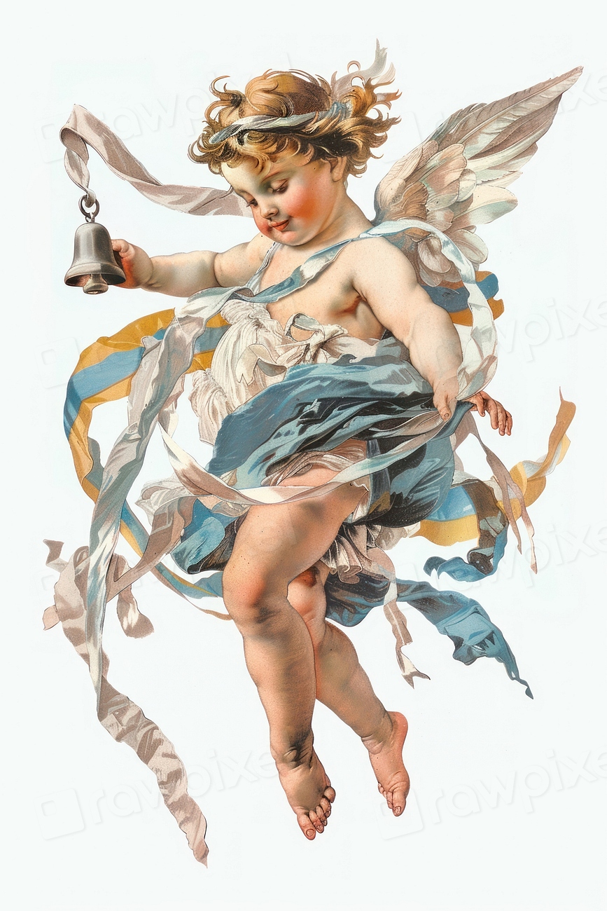 A cherub archangel person human. | Free Photo Illustration - rawpixel