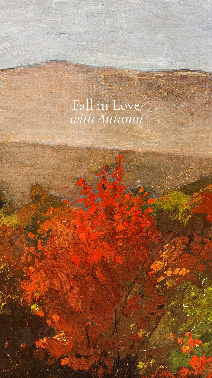 Autumn quote mobile wallpaper template | Premium Photo - rawpixel