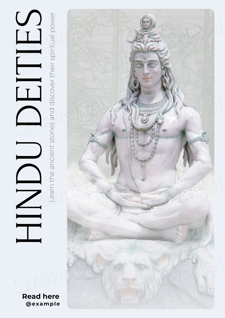 Hindu deities poster template | Free Photo - rawpixel