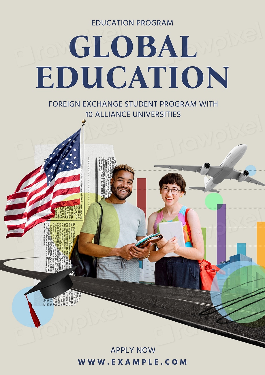 Global education poster template design | Free Photo - rawpixel