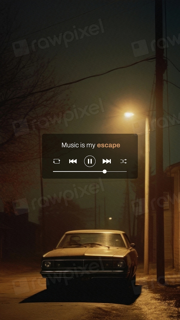Music is my escape Instagram | Premium Photo - rawpixel