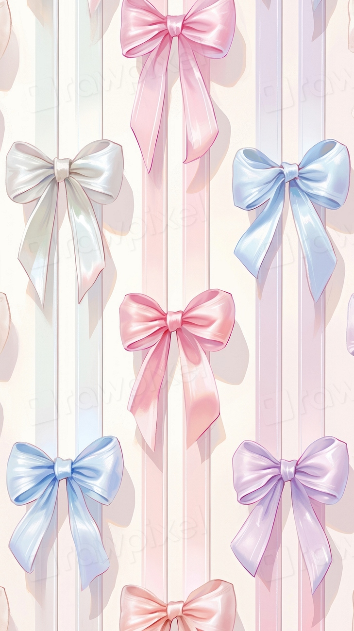 Pastel soft pink coquette bow | Premium Photo Illustration - rawpixel