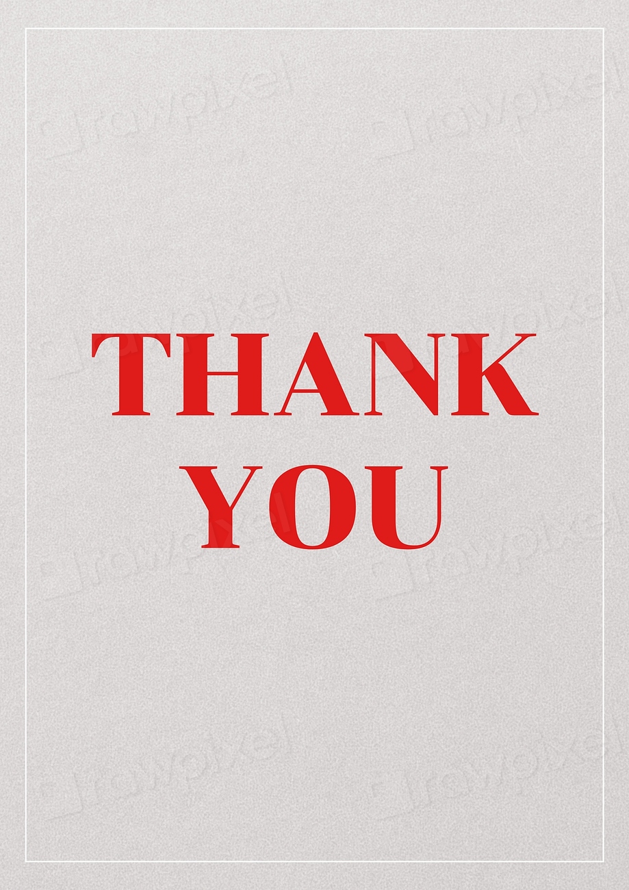 Thank you poster template | Free Photo - rawpixel