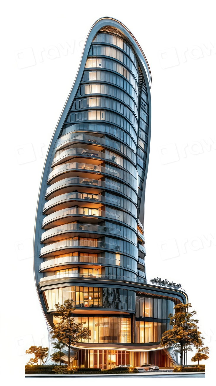 Modern luxury high-rise building | Free Photo - rawpixel