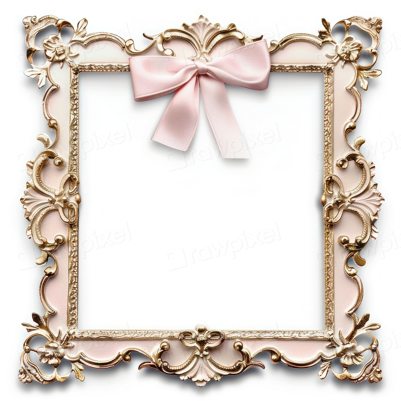 Elegant pink ornate photo frame | Premium Photo - rawpixel