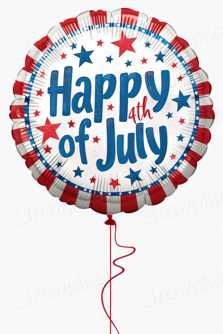 Patriotic balloon celebrating Independence Day | Free Photo - rawpixel