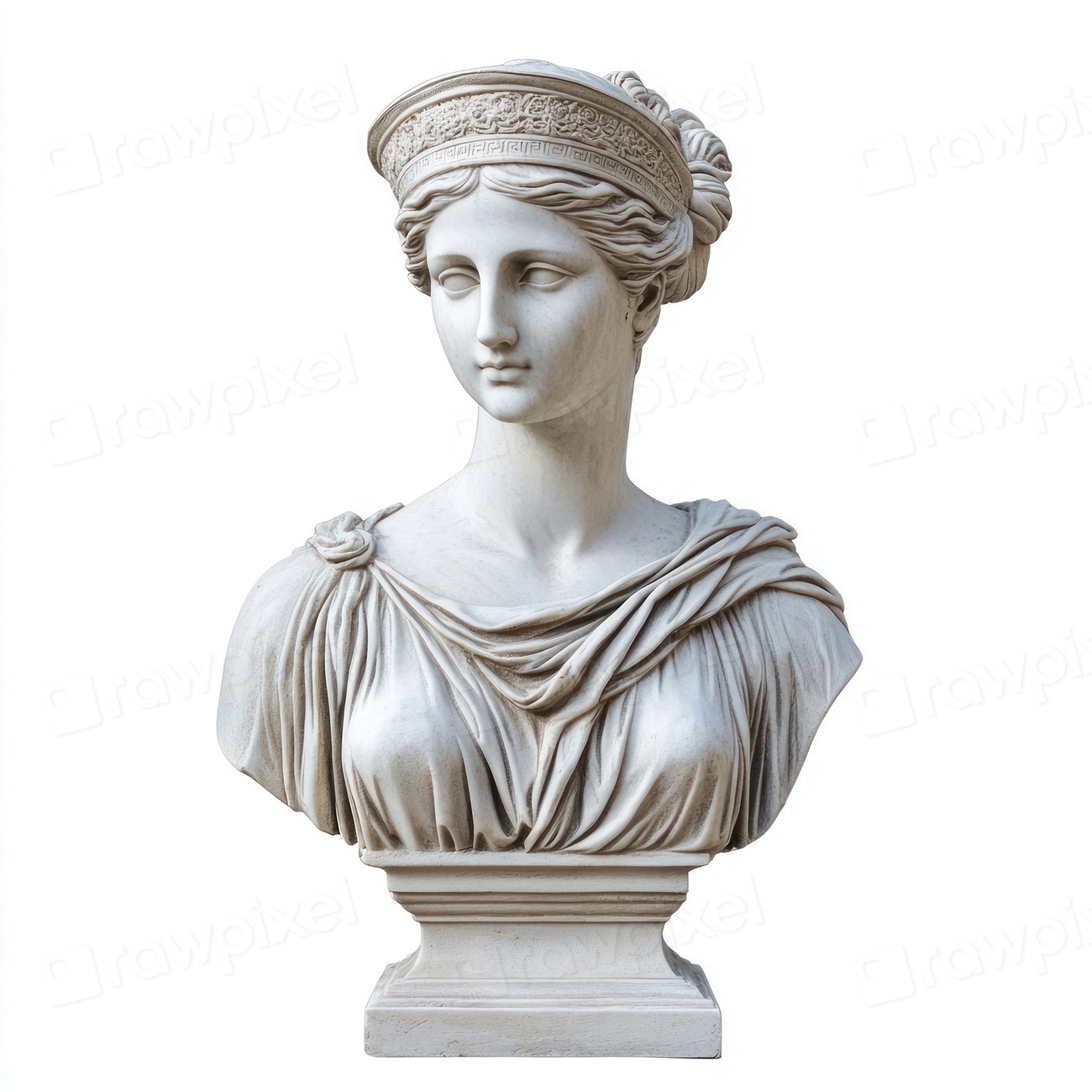 Classic Greek goddess statuebust sculpture | Free Photo - rawpixel
