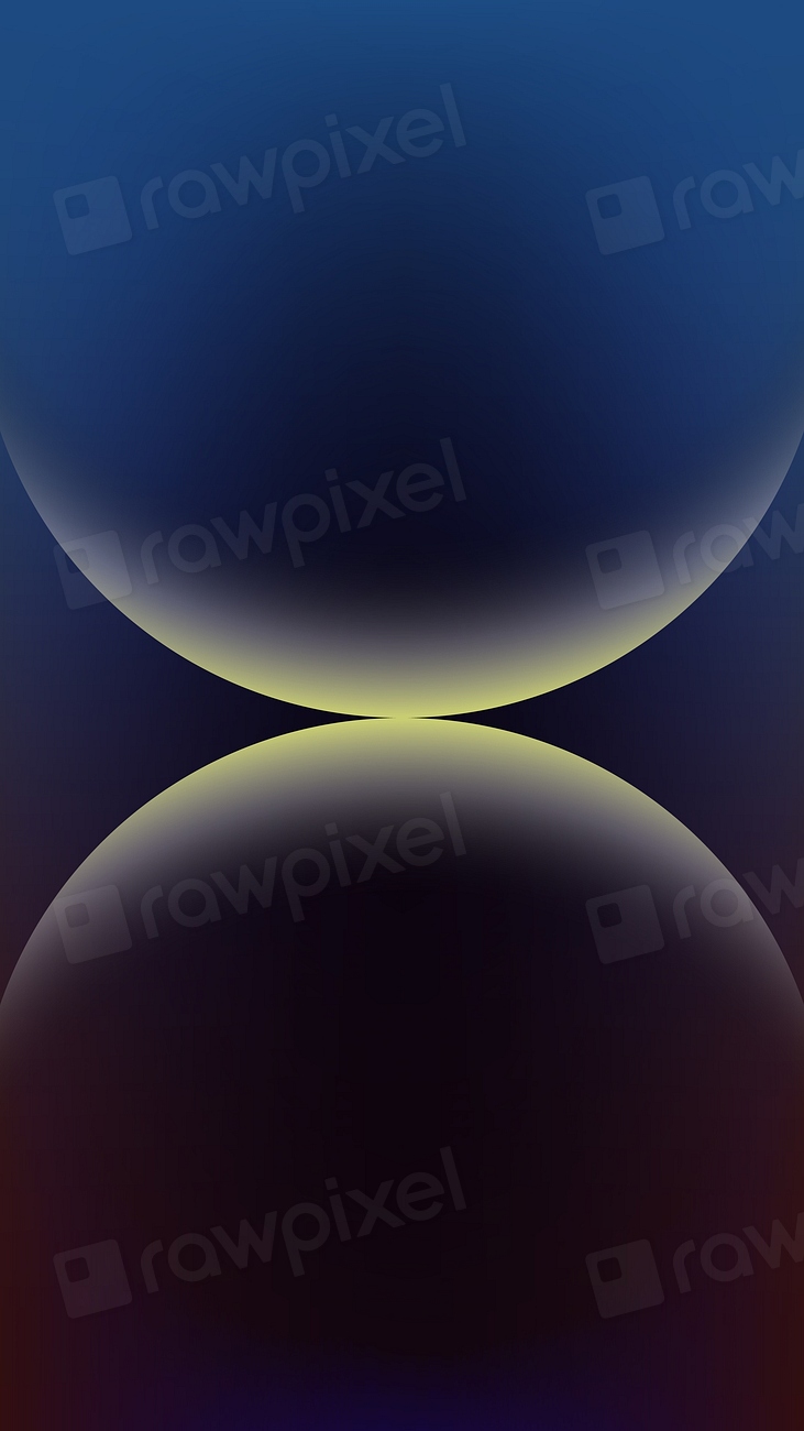 Abstract gradient sphere symmetry mobile | Free Photo Illustration ...